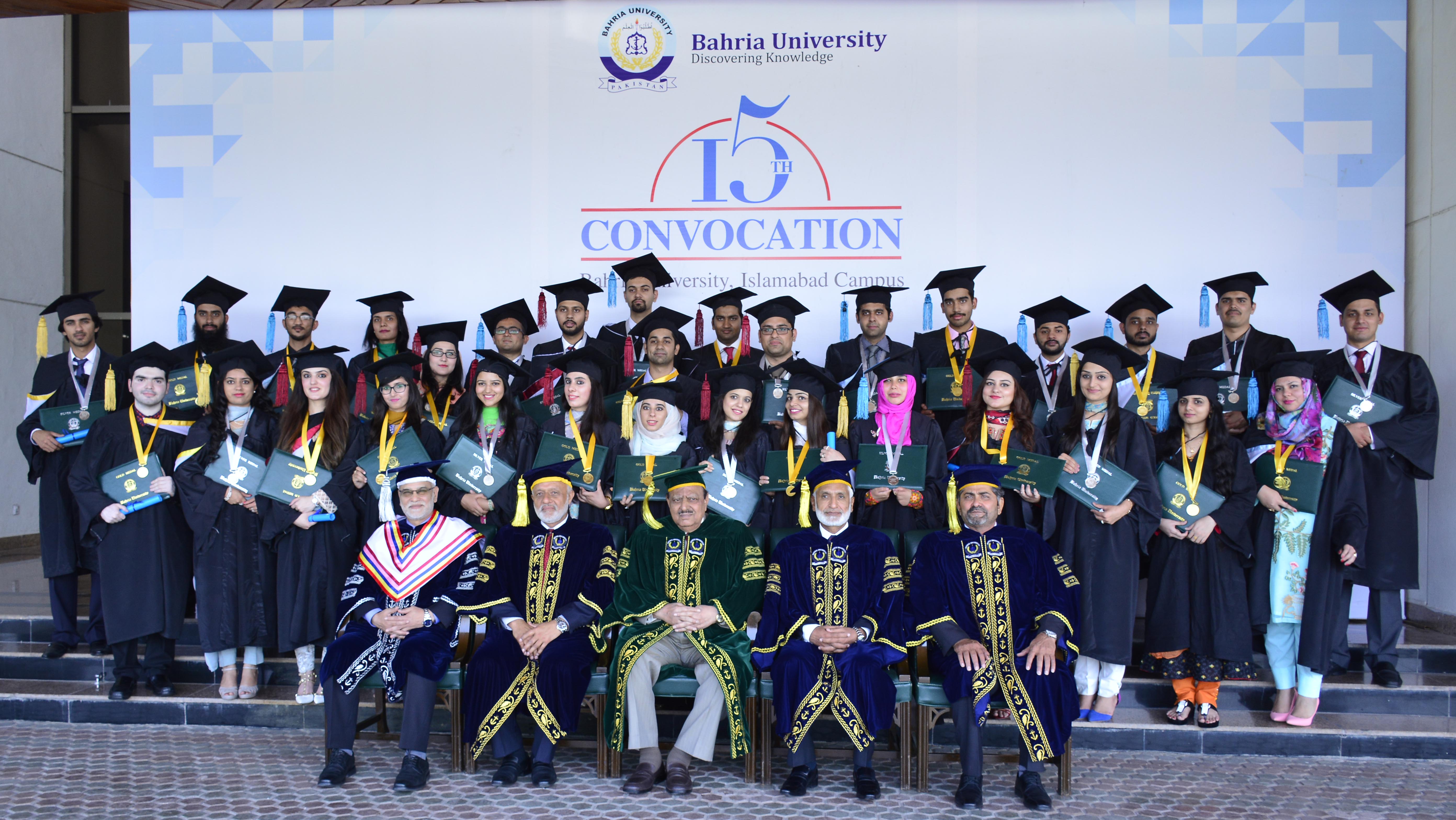 BAHRIA UNIVERSITY ISLAMABAD HOLDS 15th CONVOCATION – Bahria University